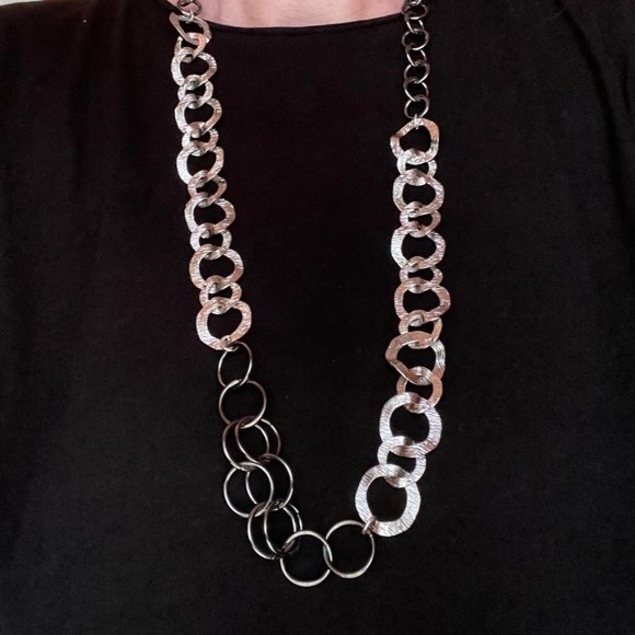 Hand Crafted | Jewelry | Bold Chain Link Infinity Necklace Handcrafted ...